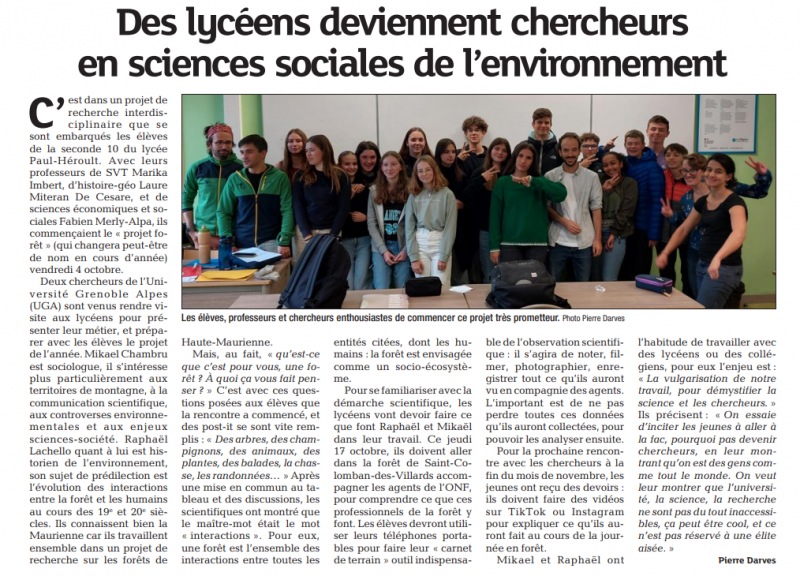 12 juin 2025 – Focus sur le projet « Des Branches et vous » de la ...